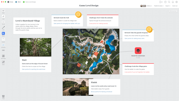 Plan a video game from start to finish - Milanote