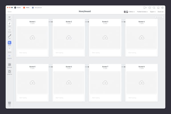 Film & Movie Storyboard - Templates & Examples - Milanote