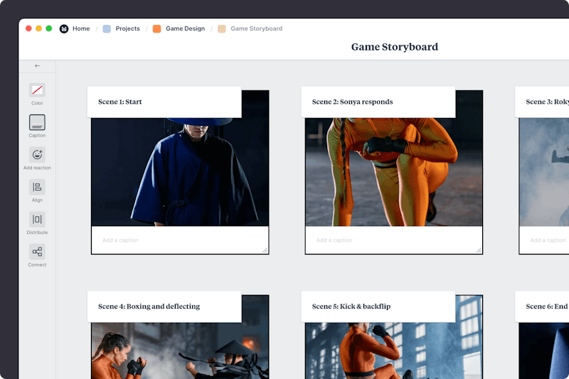 Game Design Storyboard - Free Template & Examples - Milanote