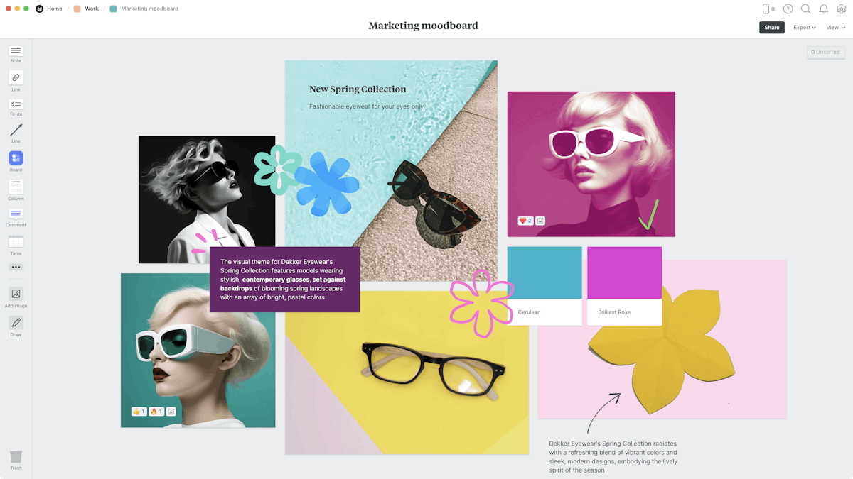 Marketing Campaign Moodboard - Free Template - Milanote