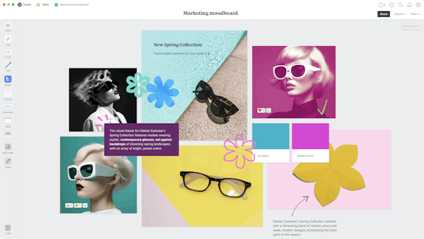 Marketing Campaign Moodboard - Free Template - Milanote
