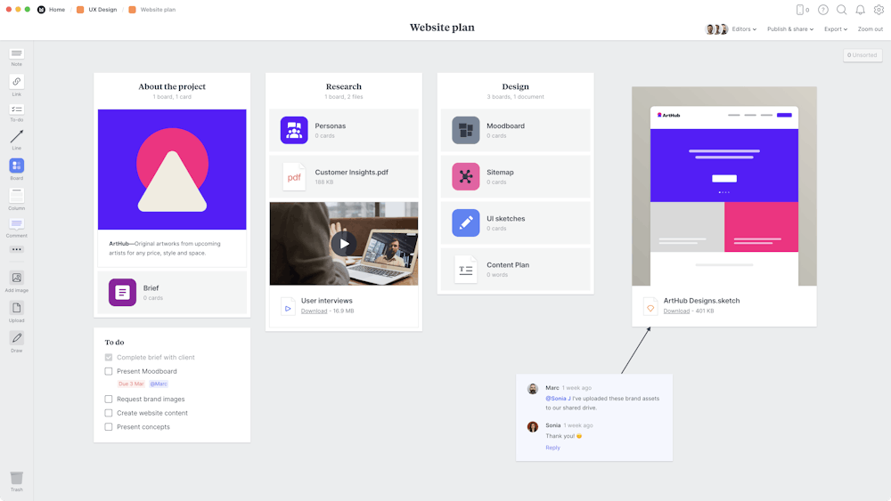 Free effective templates for your creative project plan - Milanote