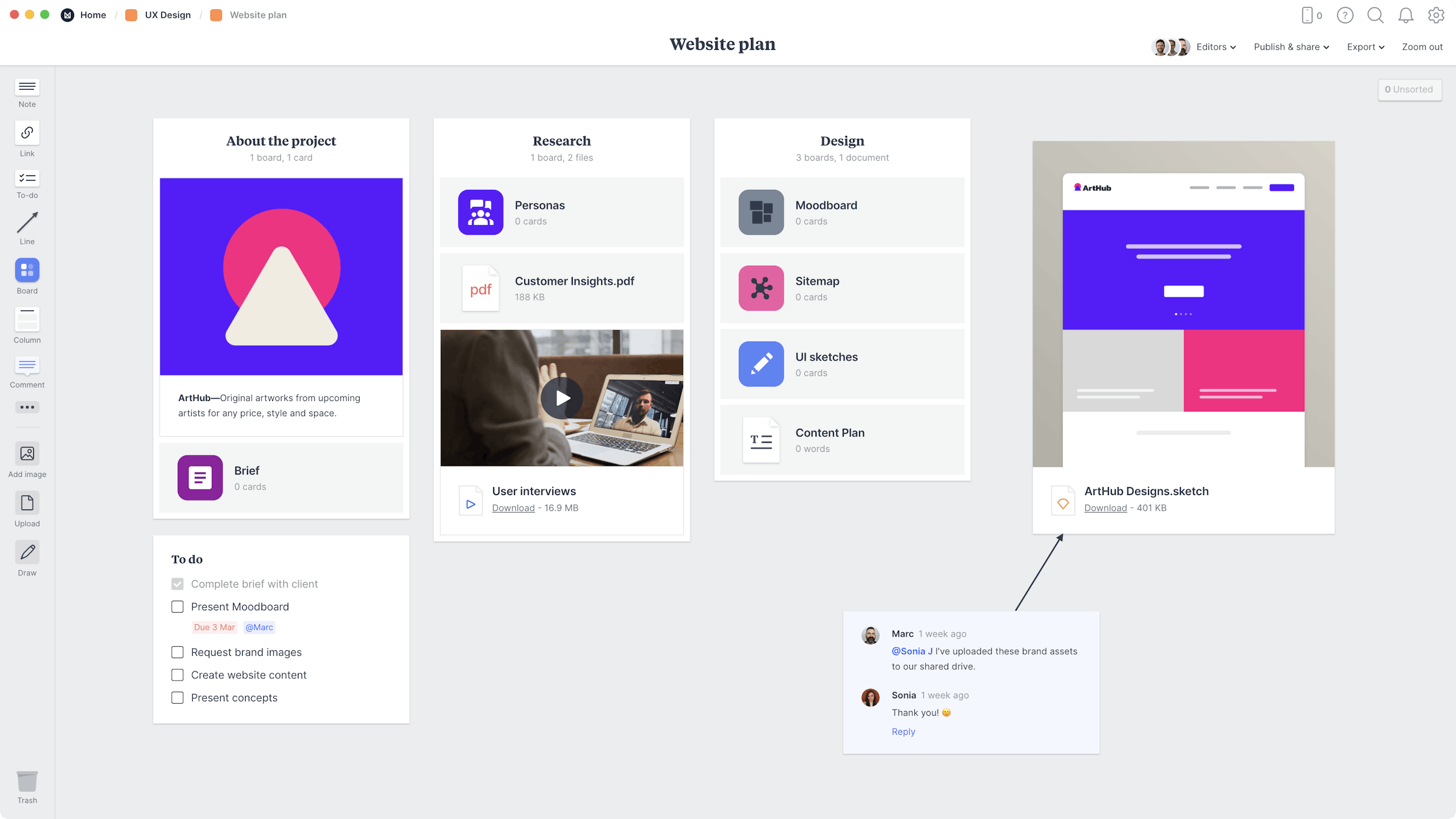 Free effective templates for your creative project plan - Milanote