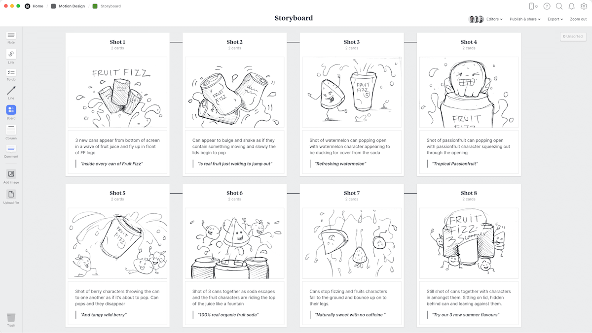 App Storyboard: Free Template & Example - Milanote