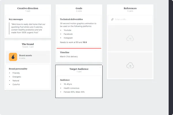 Motion Design Brief – Free Template & Example - Milanote