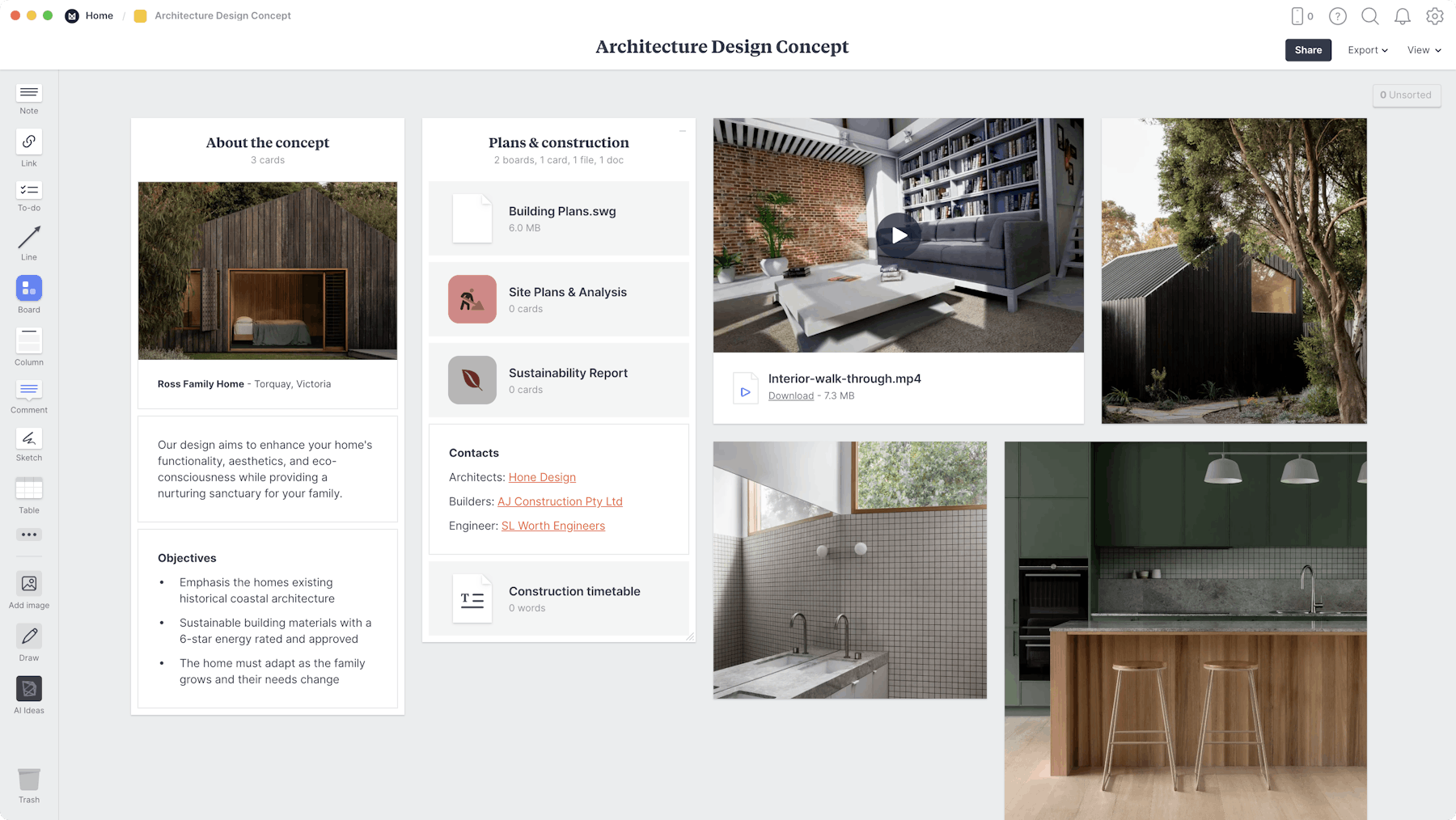 Architectural Design Concept - Free Template & Example - Milanote