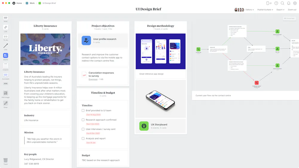 UI Design Brief – Free Template & Example – Milanote