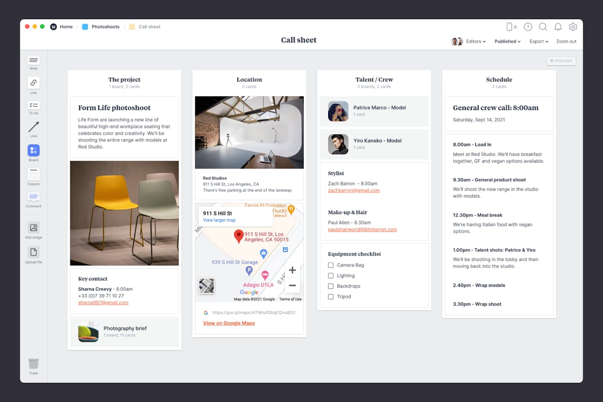 How To Create a Photoshoot Call Sheet: 2025 Step-By-Step Guide