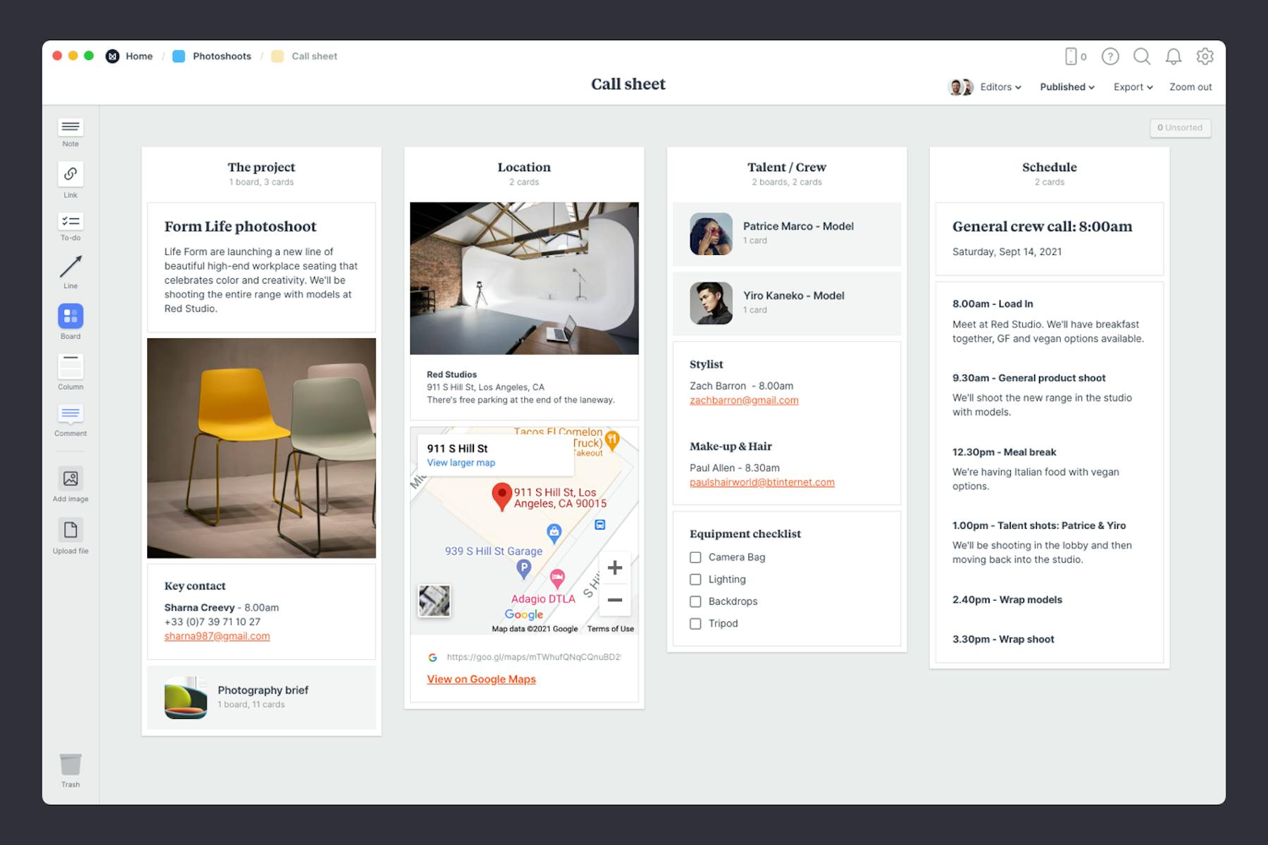 How To Create a Photoshoot Call Sheet: 2025 Step-By-Step Guide