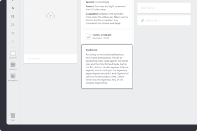 Video Game Character Profile Template & Example - Milanote