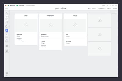 World Building Game Design Template & Example - Milanote