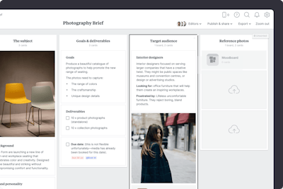 Photoshoot Brief - Template & Example - Milanote