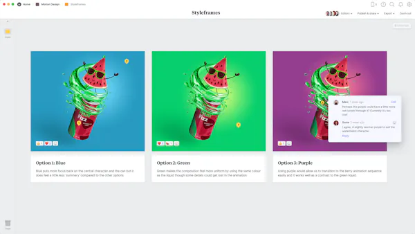 How To Present Motion Design Style Frames: Step-By-Step Guide