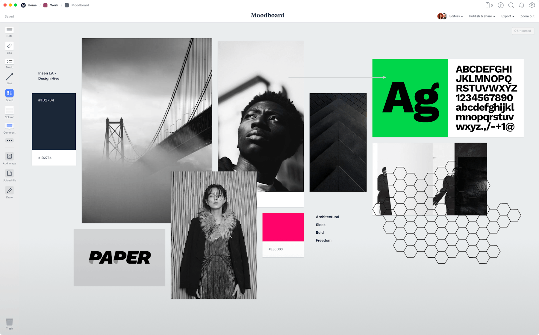 Milanote - the tool for organizing creative projects