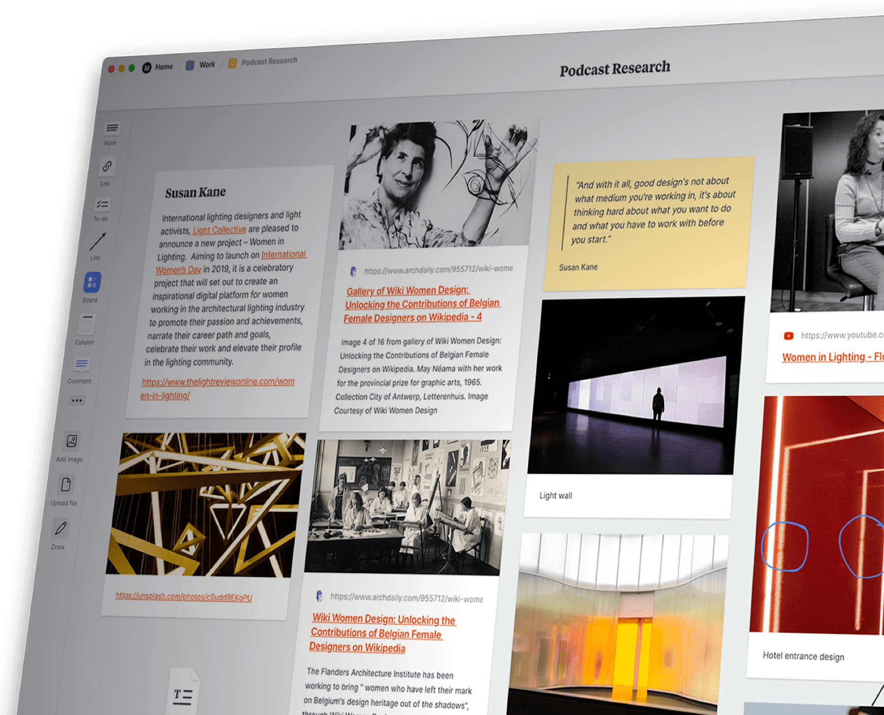 Free Visual Note-Taking App for Creatives – Milanote