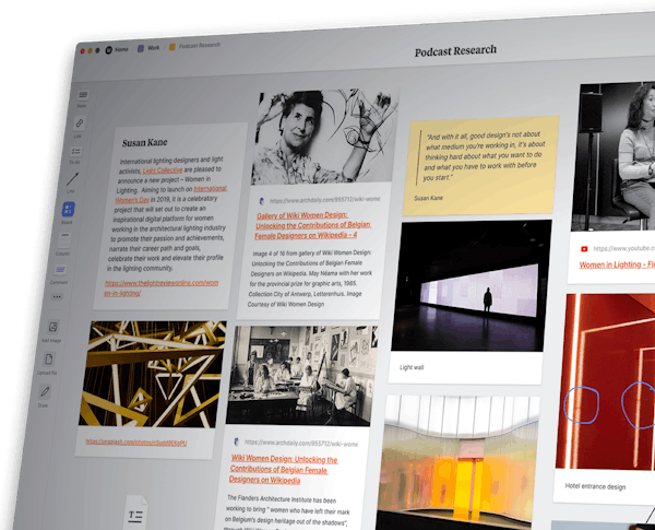 Free Visual Note-Taking App for Creatives – Milanote