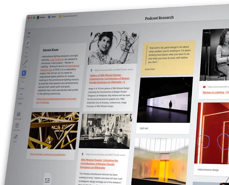 Free Visual Note-Taking App for Creatives – Milanote