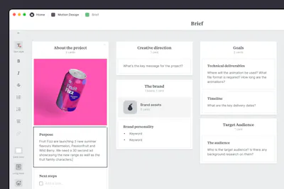 Motion Design Brief – Free Template & Example - Milanote