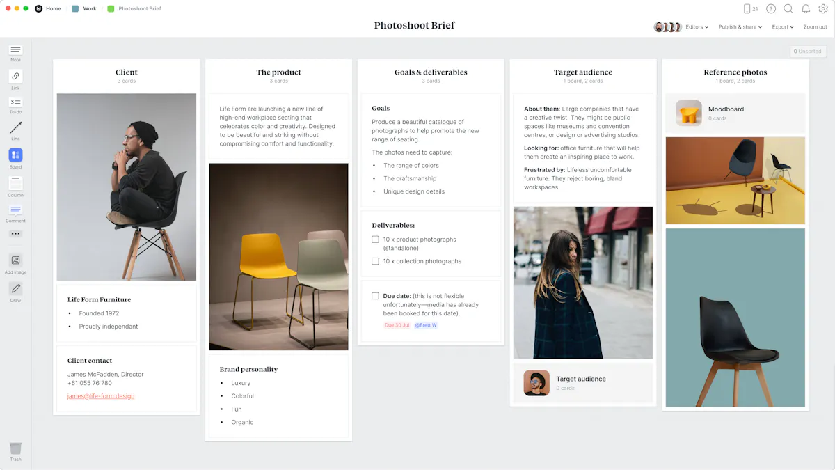 How to Write an Inspiring Photoshoot Brief: Step-By-Step Guide