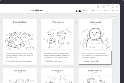 Motion Design Storyboard - Template & Example - Milanote