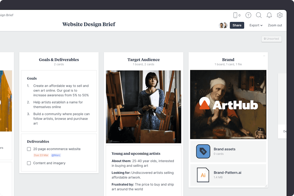Website Design Brief - Free Template & Example - Milanote