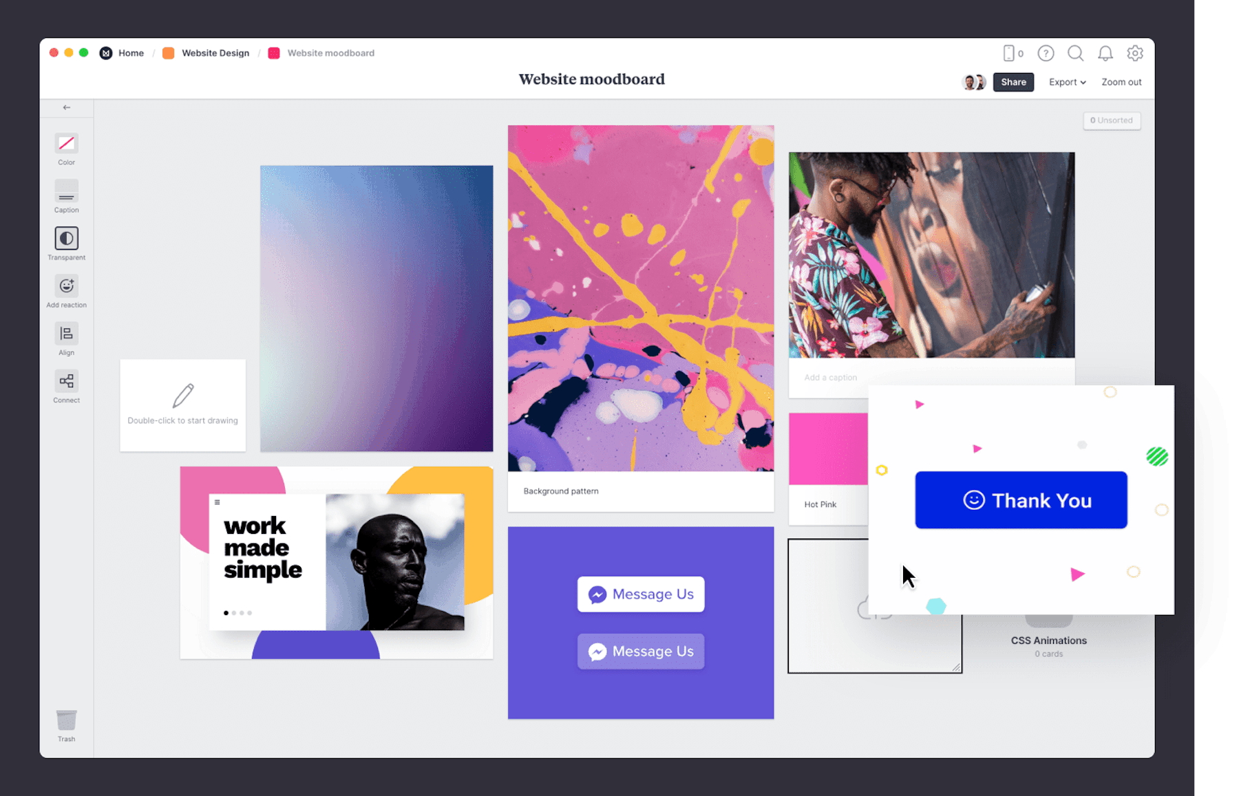 UI Moodboard - Free Template & Example - Milanote