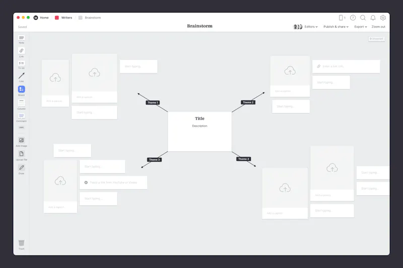 Free Story Brainstorming Template & Example - Milanote
