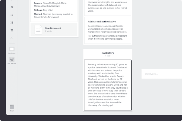 Character Profile - Free Template & Example - Milanote