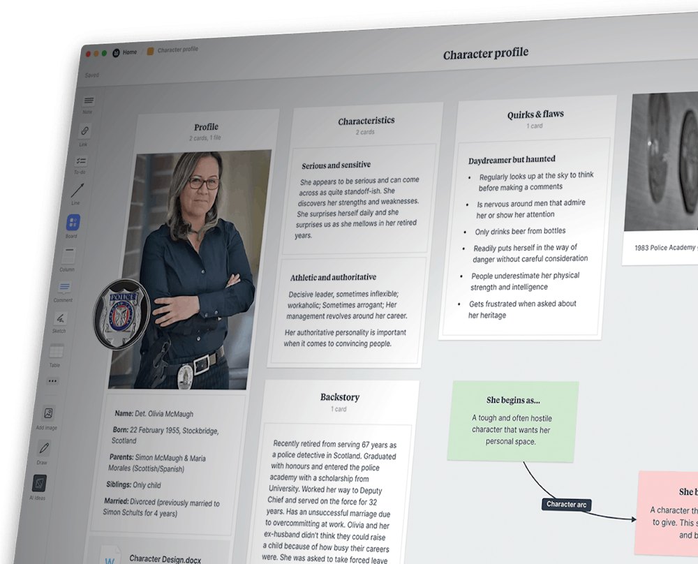 Free Writing App - Creative Writing Software - Milanote