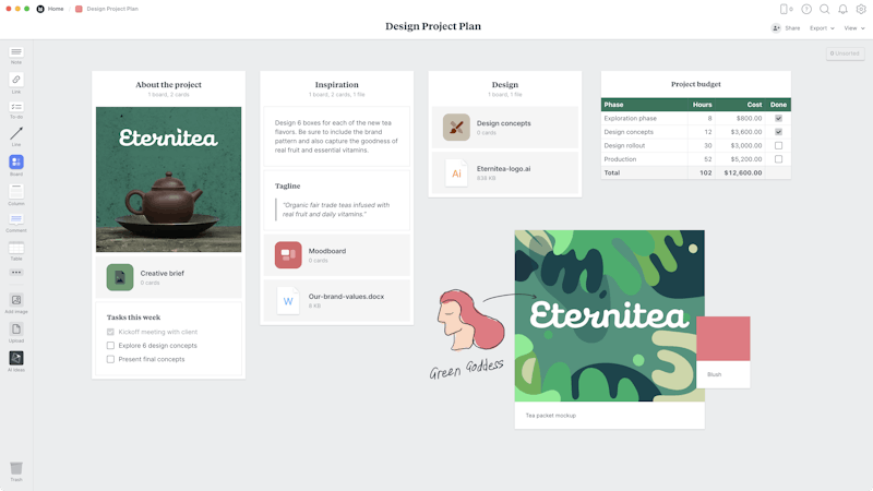 Graphic Design Project Plan - Free Template & Example - Milanote