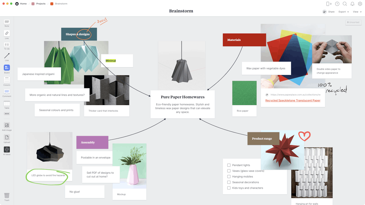 Craft Project Plan Template & Example - Milanote