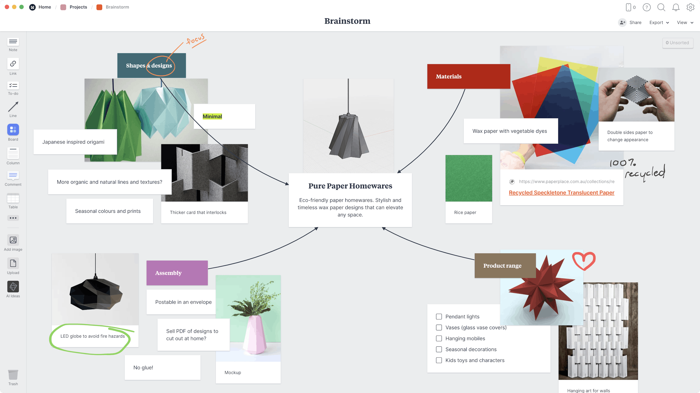 Visual Workspace For Crafters & Makers - Milanote