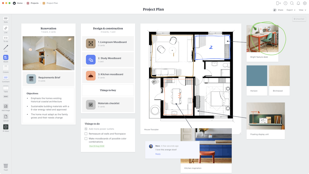 Renovation Project Plan - Free Template & Example - Milanote