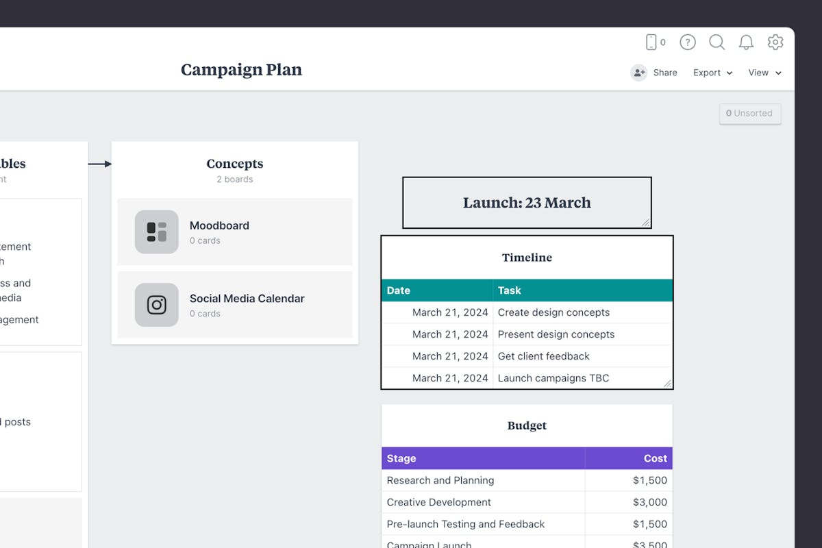 Campaign Plan - Free Template & Example - Milanote