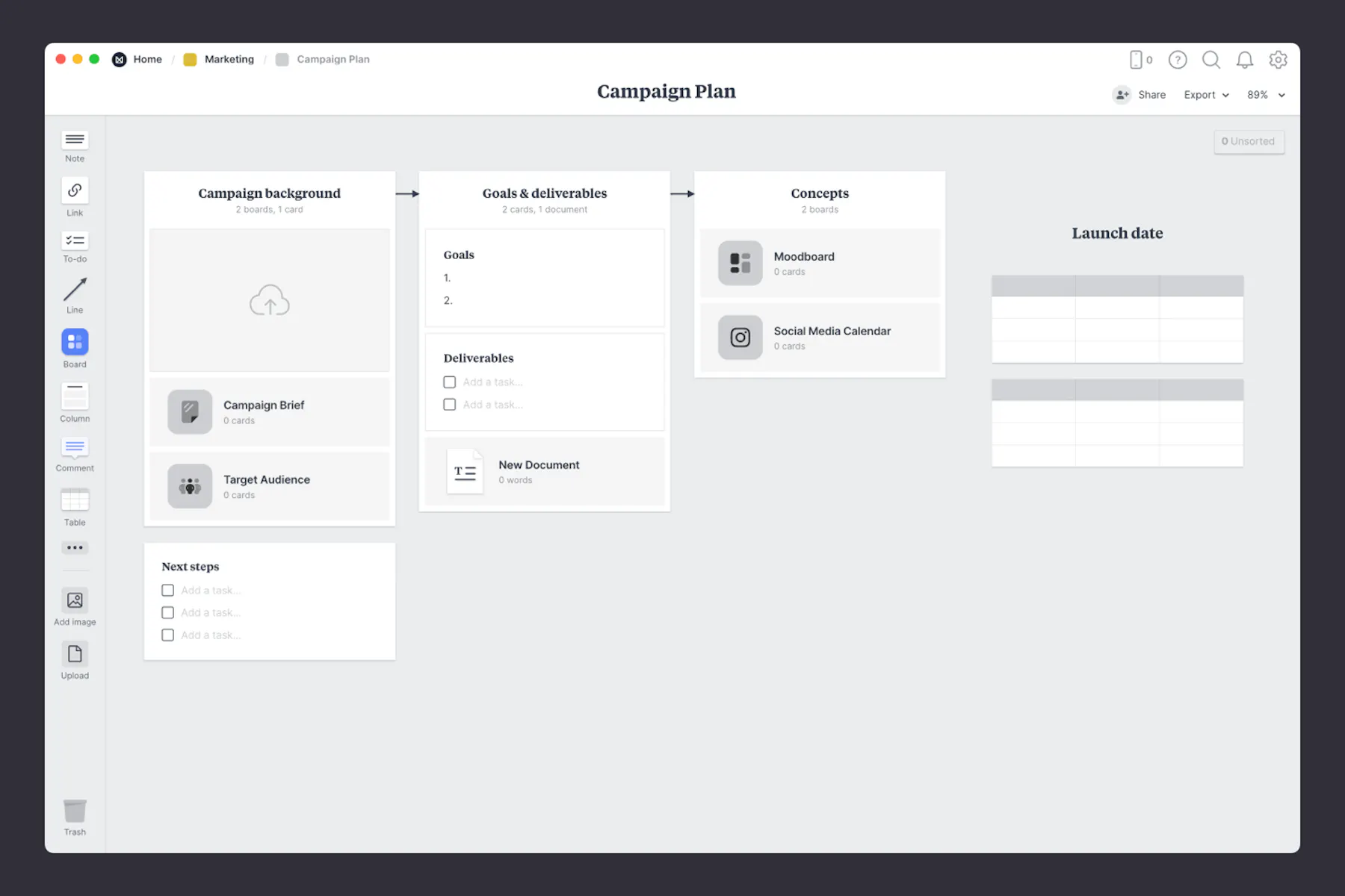 Campaign Plan - Free Template & Example - Milanote