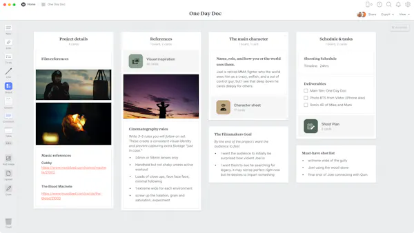 One Day Doc Template & Example - Milanote