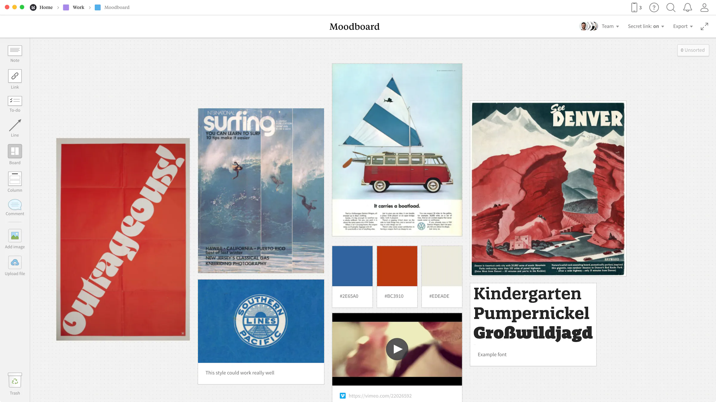 Brand Board – Free Template & Example – Milanote