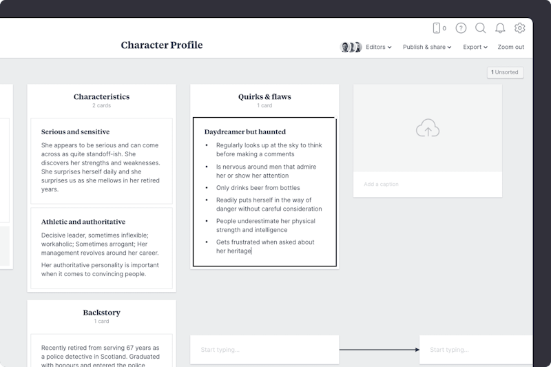 Character Profile - Free Template & Example - Milanote