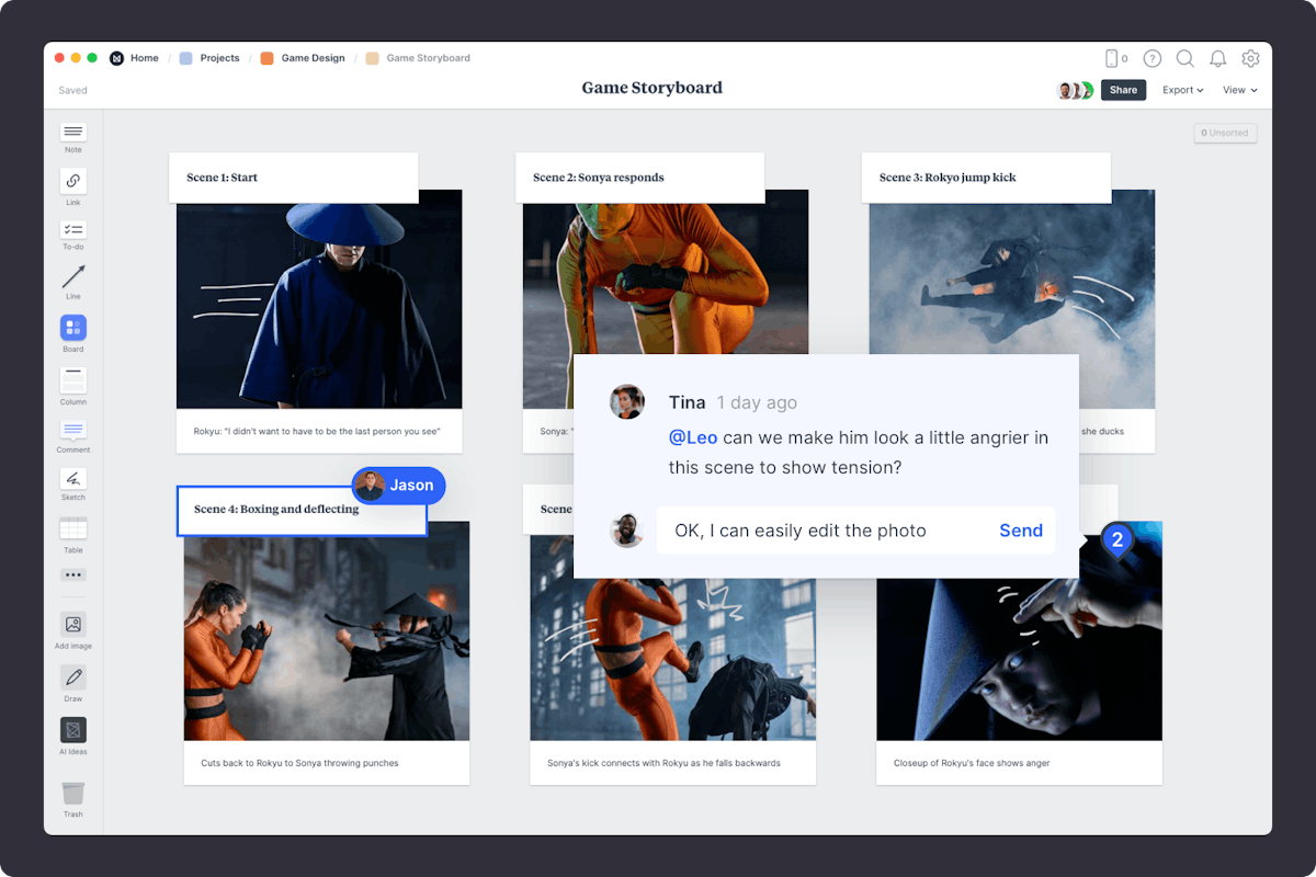 Game Design Storyboard - Free Template & Examples - Milanote