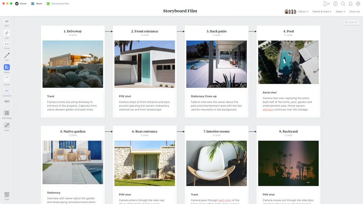 Film & Movie Storyboard - Templates & Examples - Milanote