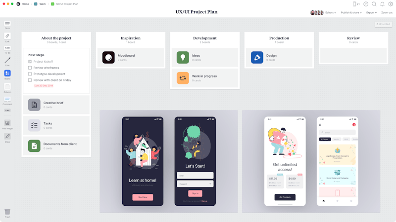 UX Design Project Plan - Free Template & Example - Milanote
