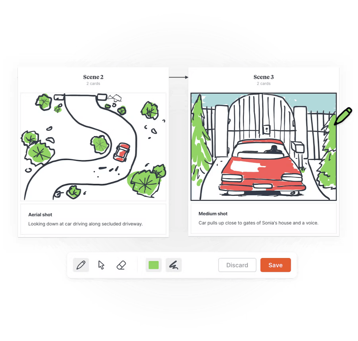 Game design software - Milanote