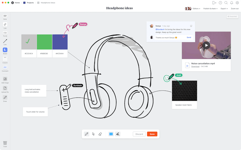 Free Visual Note-Taking App for Creatives – Milanote